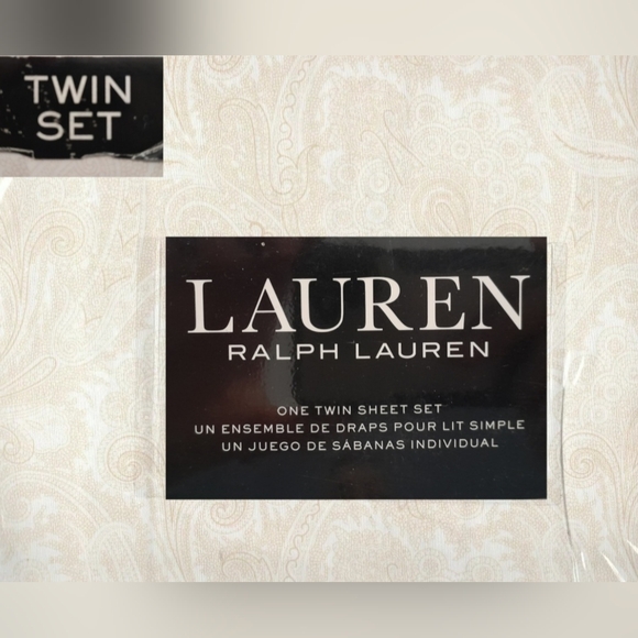 Ralph Lauren | Bedding | New Ralph Lauren Twin Size Sheet Set Aaron ...